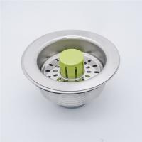 China American Patent Sink Strainer Stainless Steel Eco Friendly Odor Stopper 4 Inch for sale
