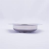 China Bestball 201 Stainless Steel Kitchen Sink Strainer Basket Flanging Mirror Surface 4.5 Inch for sale