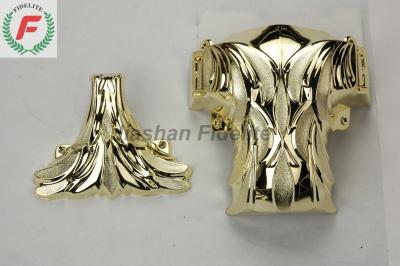 China PP or ABS Plastic Casket Corner Leaf Funeral Decoration , Casket Furniture for sale
