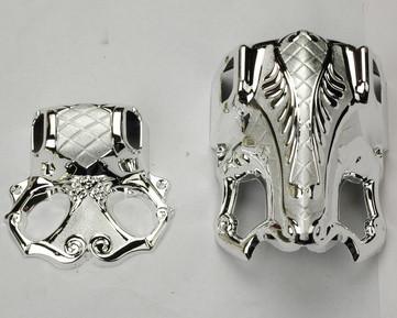 China Silver Color Funeral Casket Hardware Corner Coffin Accessories for sale