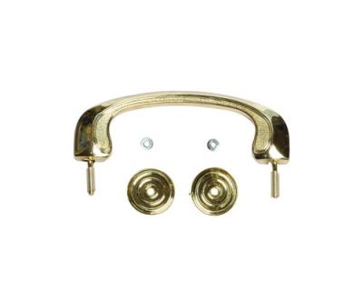 China European Style PP Plastic Funeral Handles Coffin Fitting , Copper Color for sale
