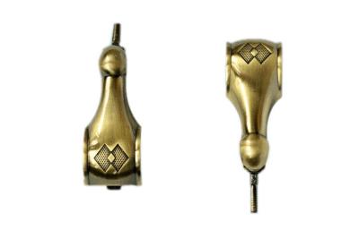 China Gold Color Zamak Casket Hardware , Zinc Alloy Coffin Fitting Casket Hinges for sale