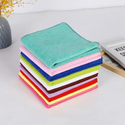 China 40x40cm Custom Microfiber Cleaning Towels - 150-380gsm Weight Options with ISO & GRS Certifications for sale