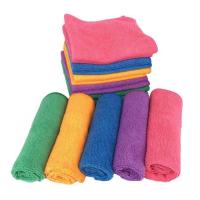 China Custom Microfiber Window Cleaning Towels 30x30cm to 40x40cm 150-380gsm Odor Resistant for sale