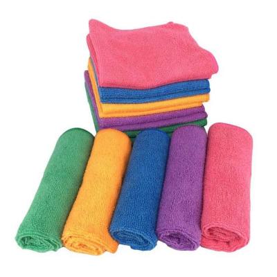 China Custom Microfiber Window Cleaning Towels 30x30cm to 40x40cm 150-380gsm Odor Resistant for sale