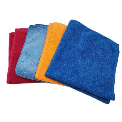 China 40x40cm Custom Microfiber Cleaning Towels 150-380gsm with ISO GRS Certifications for sale
