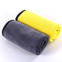 China Customizable Microfiber Car Drying Towel 40x40cm 300-1200gsm with Super Water Absorbent and Coral Fleece Fabric for sale