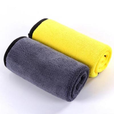 China Customizable Microfiber Car Drying Towel 40x40cm 300-1200gsm with Super Water Absorbent and Coral Fleece Fabric for sale