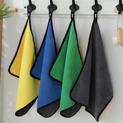 China Customized Automotive Microfiber Cloths 35x35cm to 40x40cm with 300-1200gsm Coral Fleece for Car Detailing for sale