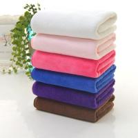 China 16x16 Inch Double-Sided Velour Microfibre Car Drying Towel 240-420gsm Custom Size Automotive Detailing for sale
