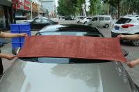 China Large 60x120cm Car Wash Drying Towels with 235-430gsm Weight and Double-Sided Velour Technology for sale