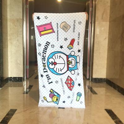 China 60x120cm Edge-to-Edge Printed 100% Cotton Children's Beach Towels - 280-600gsm Custom Weight & Size Options for sale