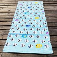 China Custom 100% Cotton Oversized Beach Towels 70x140cm to 100x180cm 300-570gsm Weight for sale