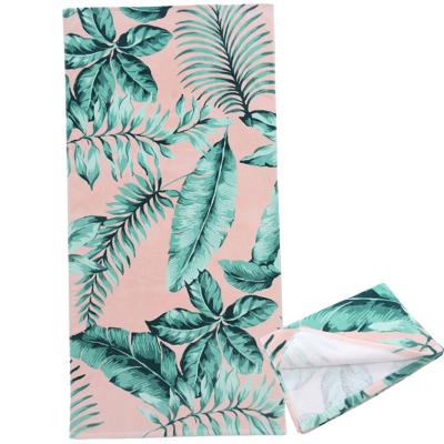 China Custom Cotton Beach Towels 300-540gsm with Multiple Sizes 28x58 to 100x180cm - OEM Manufacturing for sale
