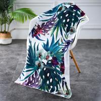 China Customize Full Side Printing 100% Microfiber Beach Towel With Cheap Price for sale