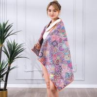 China Microfiber Waffle Fabric Sand Proof Beach Towel Portable Custom Microfiber Beach Towels for sale