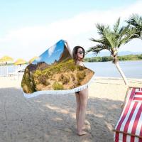 China Microfiber Round Beach Towel 60x60