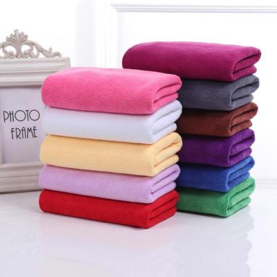 China 35x75cm Microfiber Hair Drying Towel 300-400gsm Velour Technic with Custom Logo Options for sale