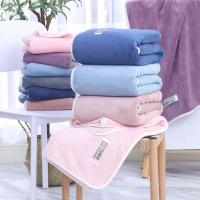China 40x80cm Coral Fleece Microfiber Hair Towel 260-490gsm Fast Dry for Curly Hair Travel Use for sale