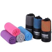 China Customizable Microfiber Quick Dry Travel Towel 60x30cm to 70x140cm 180-385 GSM for sale