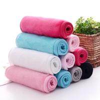 China Reusable Makeup Remover Towel 8x10cm to 20x40cm Size Options 250-600gsm Custom Weight for sale
