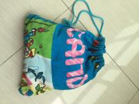 China Custom 100% Cotton Beach Towels 140x70cm to 90x180cm with Beach Bags for sale