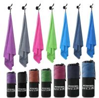 China Quick Dry Travel Microfiber Towel 35x75cm to 140x70cm Size Options 150-350gsm Custom Weight for sale
