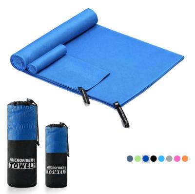 China Custom Microfiber Quick Dry Towel 80x40cm to 140x70cm Size 180-380gsm Weight Travel Towel for sale