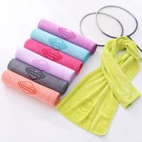 China Custom Microfiber Gym Towels 90x35cm to 100x40cm | 220gsm to 420gsm Velour Fabric for sale