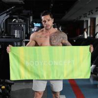 China Custom Printed Microfiber Sports Towels 100x50cm 170-380gsm Antibacterial Quick-Dry Fabric for sale