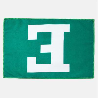 China Custom Printed Microfiber Sublimation Rally Towels 70x30cm to 60x40cm Size Options 160-365gsm Weight for sale