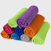 China Sports Cooling Towel 160gsm Fast Dry Fabric - 85x30cm to 140x70cm Custom Sizes with OEM Logo Service for sale