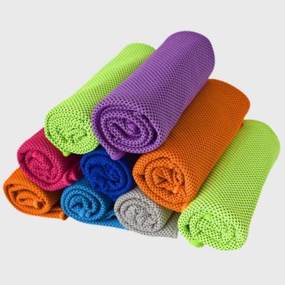 China Sports Cooling Towel 160gsm Fast Dry Fabric - 85x30cm to 140x70cm Custom Sizes with OEM Logo Service for sale
