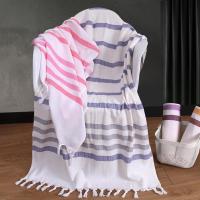China Custom 100% Cotton Hammam Beach Blanket 140x70cm to 200x100cm Size 125-285gsm Weight for sale