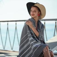 China Custom Cotton Hammam Beach Towels 60x30
