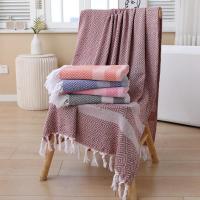 China Custom 100% Cotton Peshtemal Turkish Towels 70x140cm to 200x100cm with 140-330gsm Weight Options for sale