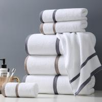 China Custom Hotel Bath Towel Sets 100% Cotton 140x70cm to 160x80cm 320-760gsm with BSCI SEDEX Certification for sale