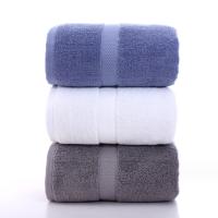 China Oversize Cotton Bath Towels 90x180cm 280-810gsm Customizable with Dobby Border - Eco Friendly Manufacturing for sale