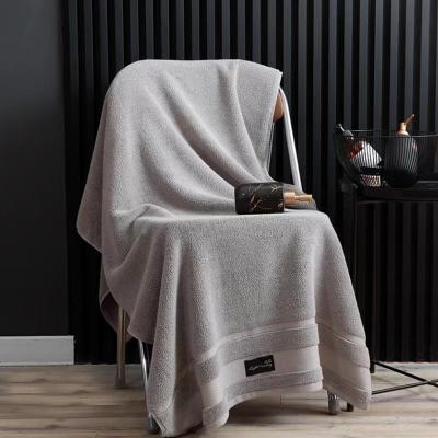 China Customizable 100% Cotton Oversized Bath Towels 180x90cm 365-830gsm with Dobby Border for sale