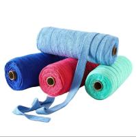 China Customizable Microfiber Strip Mop Roll 2-10cm Width 140-300gsm Weight with ISO GRS Certifications for sale
