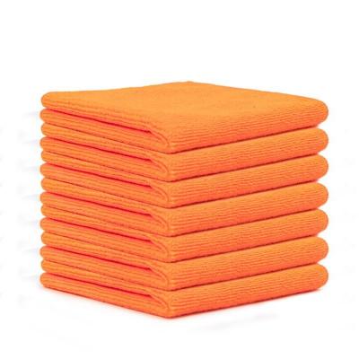 China Customized Plain Solid Color Microfiber Kitchen Cleaning Cloth in Various Sizes and Colors for Quick Cleaning for sale
