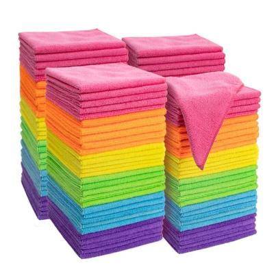 China Packable Antibacterial Microfiber Towel 30x30cm Hypoallergenic Super Soft Travel for sale