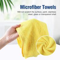 China Eco-Friendly Microfiber Cleaning Towel 30x40cm 280gsm Reusable Lint-Free Cloth for sale