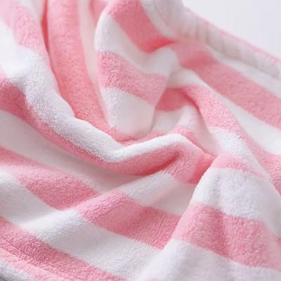 China Pack of 2 Quick-Dry Microfiber Hair Towels 25x65cm 270-500gsm Super Soft Anti-Frizz for Damaged Hair for sale