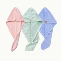 China 3-Pack Thickened Microfiber Hair Towels – Macaron Color, Super Soft & Fast Drying for sale