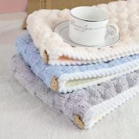 China Double-Layer Thickened Microfiber Hair Towel 25x65cm 270-500gsm Quick-Dry Super Absorbent for sale