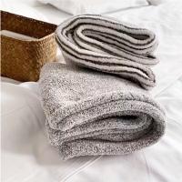 China Bamboo Charcoal Quick-Dry Hair Cap 25x65cm Coral Fleece Super Absorbent for sale