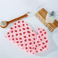China Custom Coral Fleece Microfiber Hair Drying Towel 25x65cm 270-500gsm Anti-Frizz Fast Drying for sale