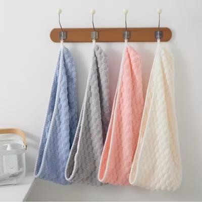 China Customizable Quick-Dry Microfiber Hair Towel 25x65cm 270-500gsm Ultra Soft Lightweight Durable for sale