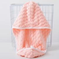 China Ultra Soft Quick-Dry Hair Towel Wrap 100% Polyester 25x65cm SEDEX 4P Certified for sale